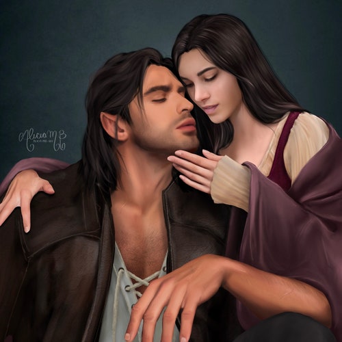 Manon and Dorian 5x7 Print Made With Permission - Etsy