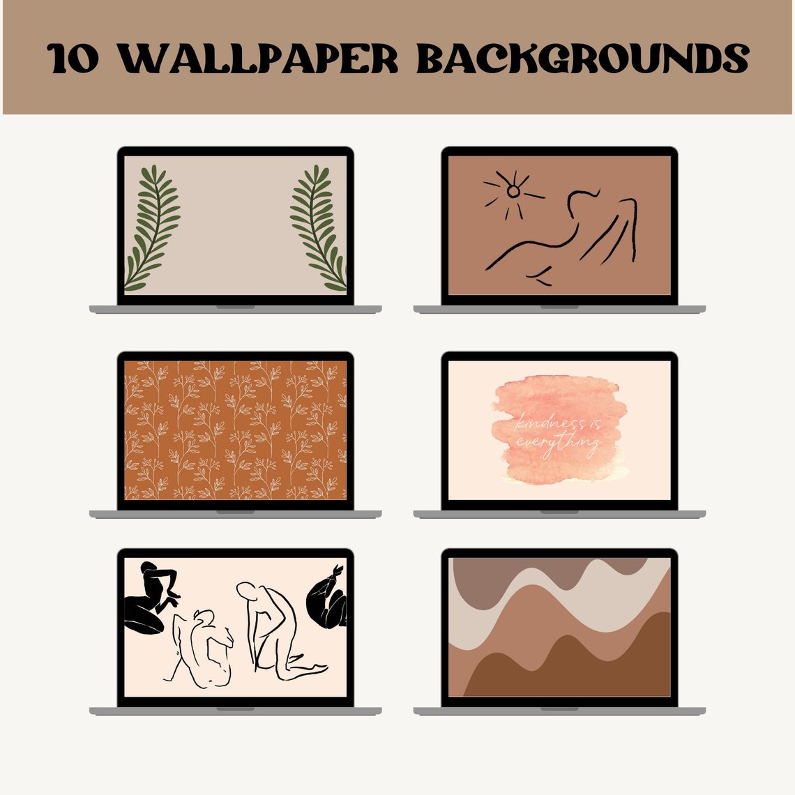 10 Boho Wallpaper Backgrounds | Laptop Wallpaper | MacBook Wallpaper ...