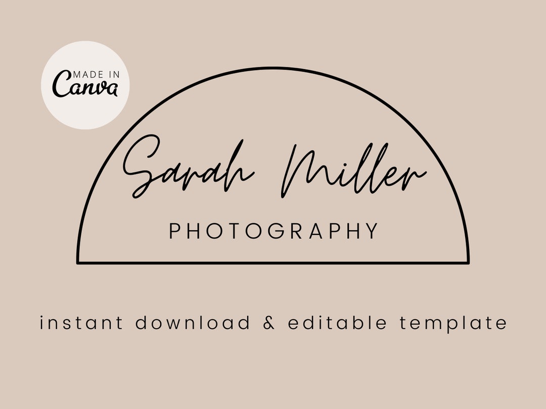 Editable Logo Template, Canva Small Business Logo Template ...