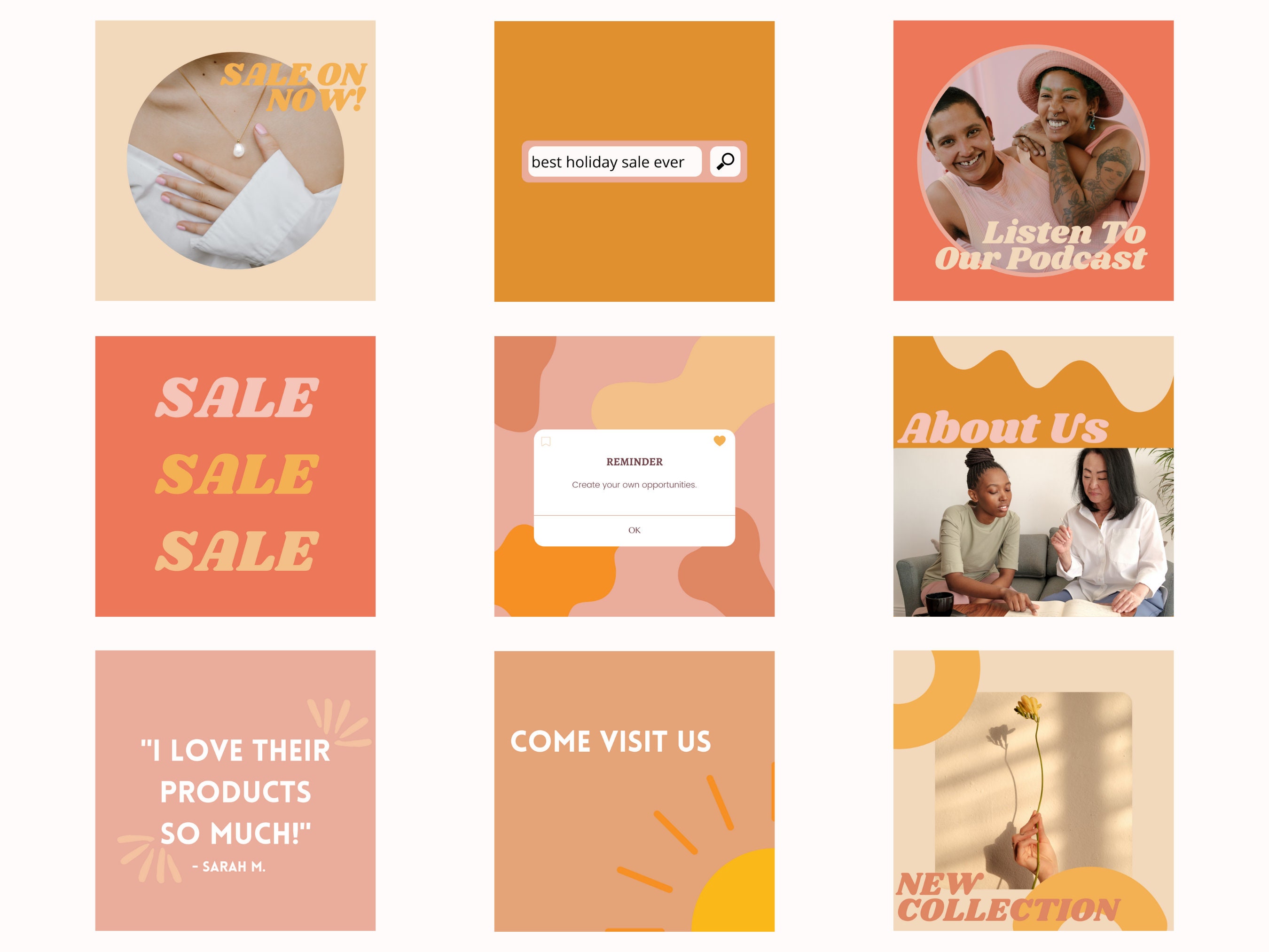 Editable Instagram Post Template, Canva Instagram Template, Small ...