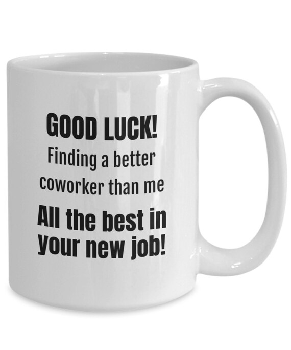 Coworker New job Congrats on your new job All the best for | Etsy