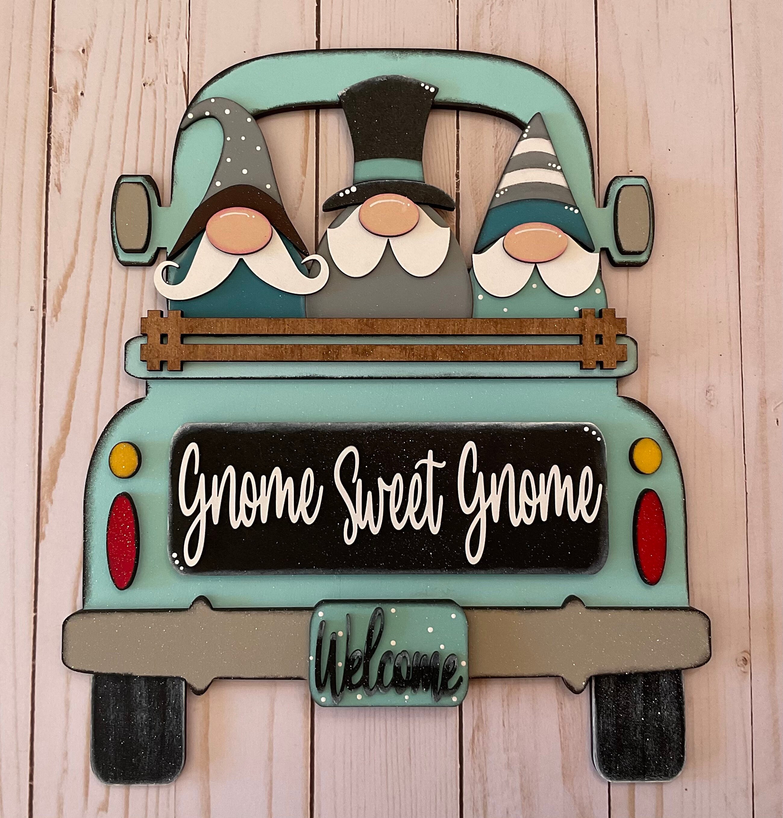 Interchangeable Truck, ADD ON ONLY - Gnome Sweet Gnome 3-piece Insert ...