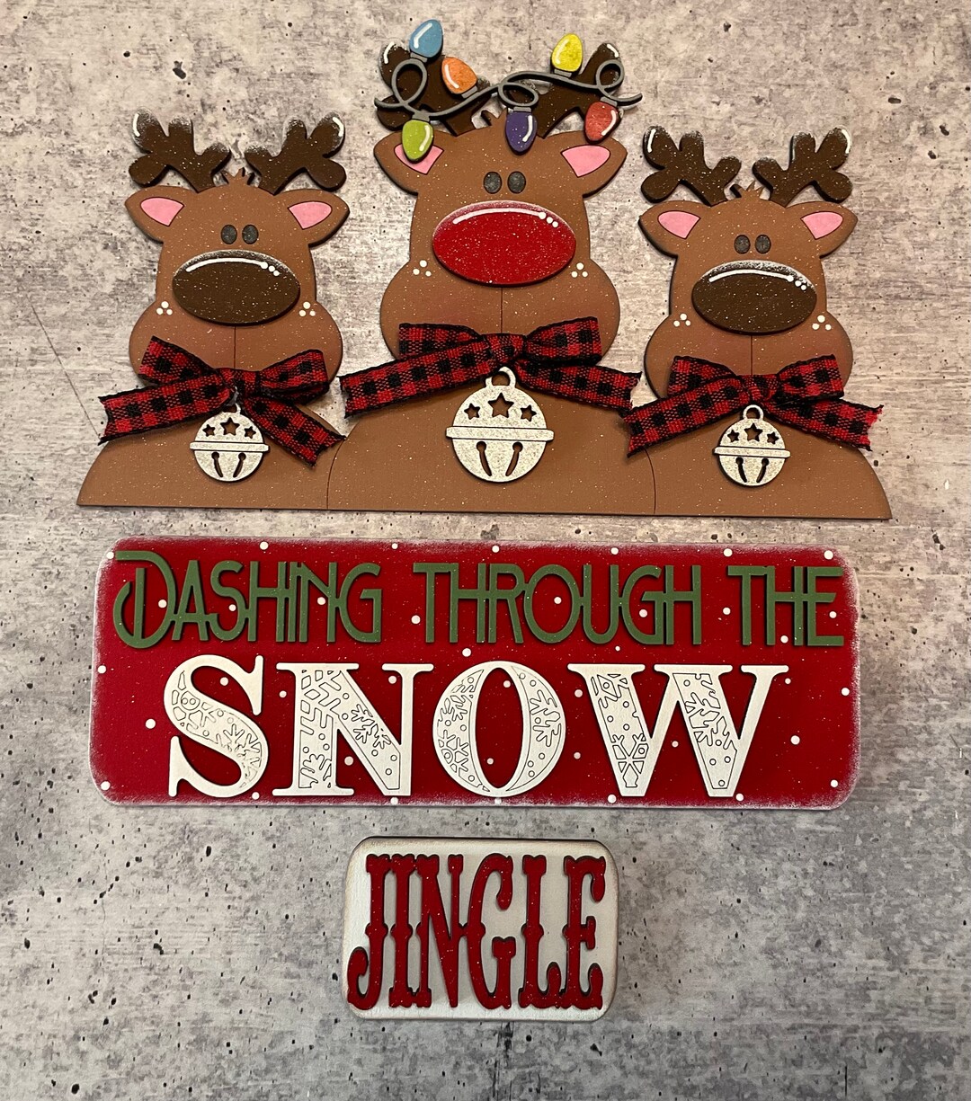 Interchangeable Truck, ADD ON ONLY - Reindeer Insert, Shelf Sitter ...