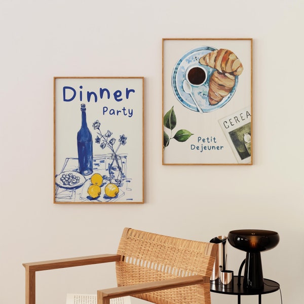 Kitchen Prints Set - Etsy