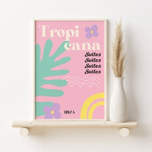 Ibiza Collection, Ibiza Gallery Wall Set of 6, Colourful Art, Retro ...