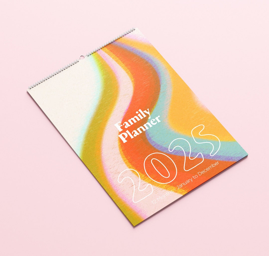 2025 Family Planner Calendar, A3 Academic Wall Planner, 12 Month ...