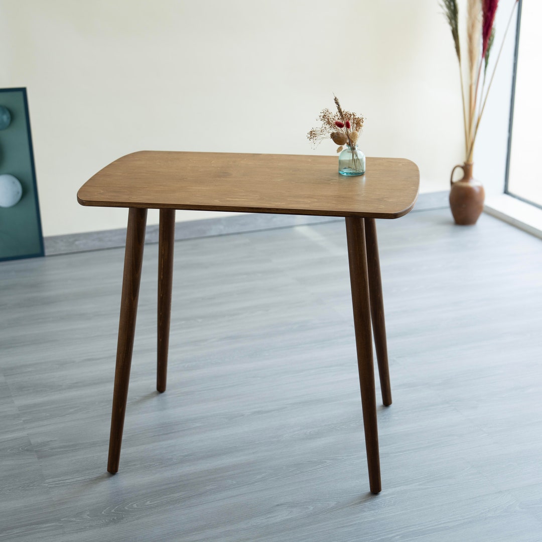 Wooden Dining Table for 2, Minimalist Home Kitchen Furniture ...