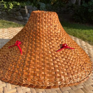 Traditional Salish Style Cedar Bark Woven Hat - Etsy