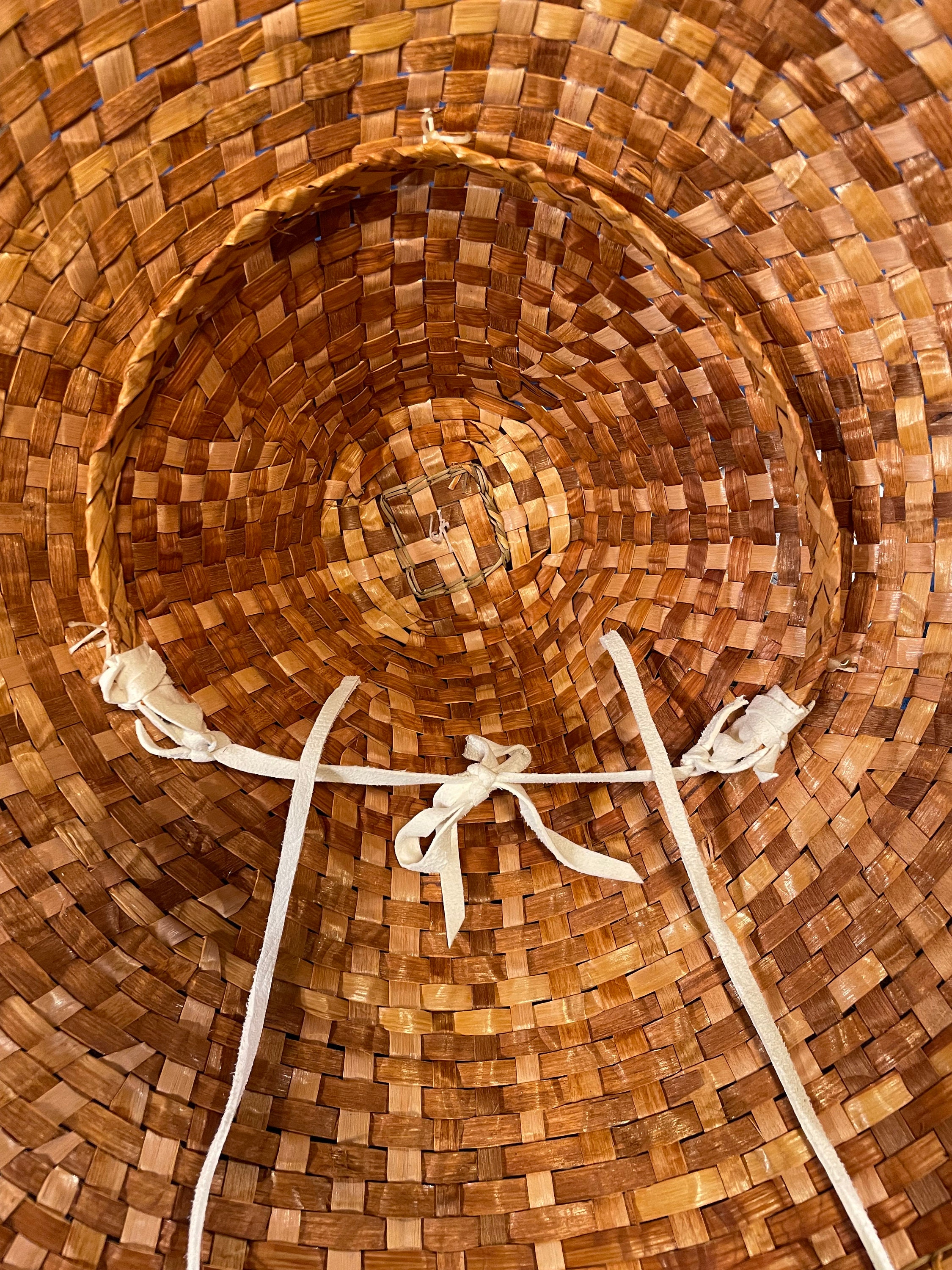 Traditional Salish Style Cedar Bark Woven Hat - Etsy