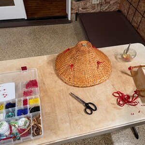 Traditional Salish Style Cedar Bark Woven Hat - Etsy