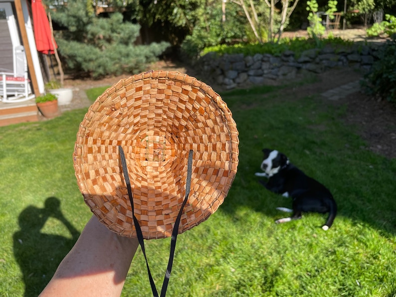 Traditional Salish Style Cedar Hat - Etsy