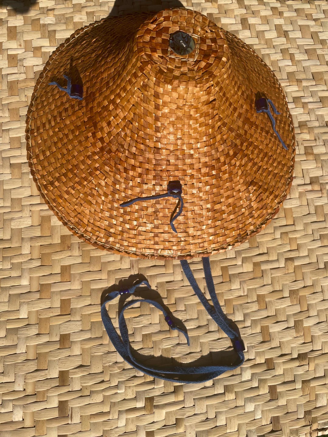 Traditional Salish Style Cedar Bark Woven Hat - Etsy