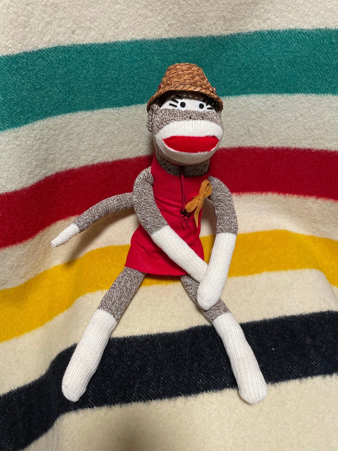 Traditional Salish Style Cedar Hat on a Sock Monkey - Etsy