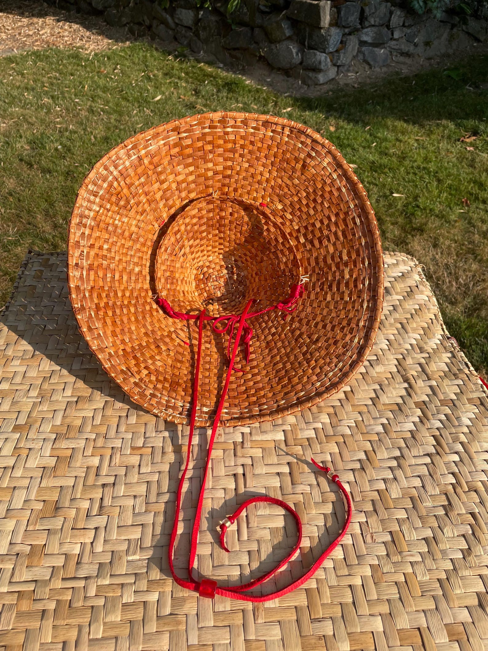 Traditional Salish Style Cedar Bark Woven Hat - Etsy