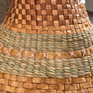 Traditional Salish Style Cedar Bark Woven Hat - Etsy