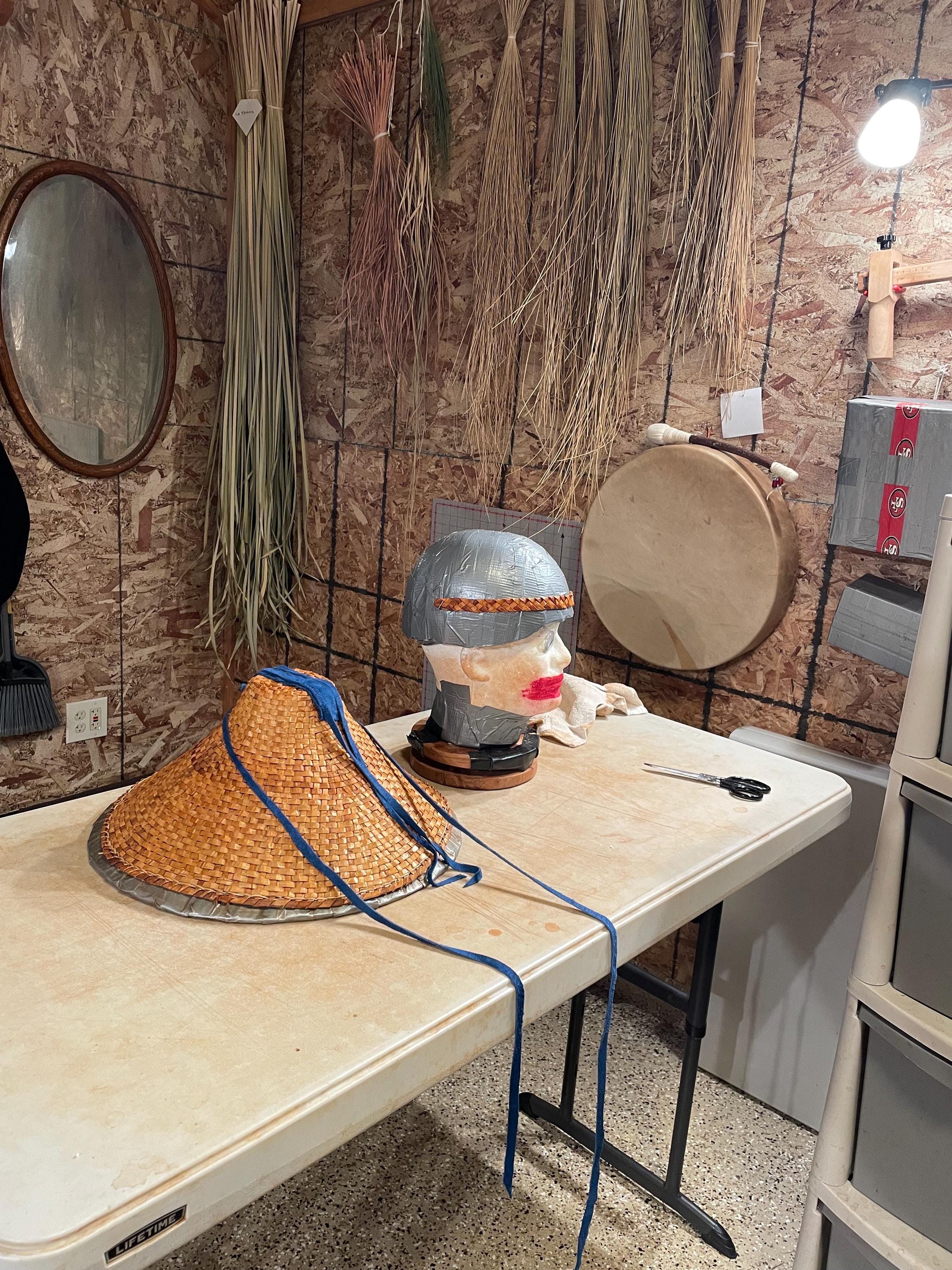 Traditional Salish Style Cedar Bark Woven Hat - Etsy