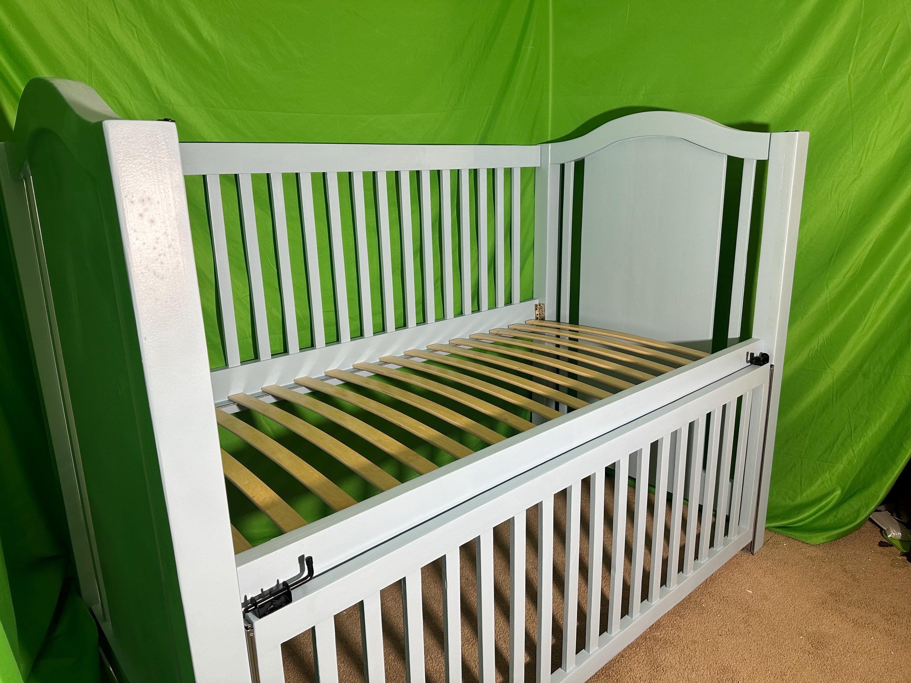 Drop Rail Sliding Rail ABDL Twin Size Deluxe Curved Headboard Adult ...