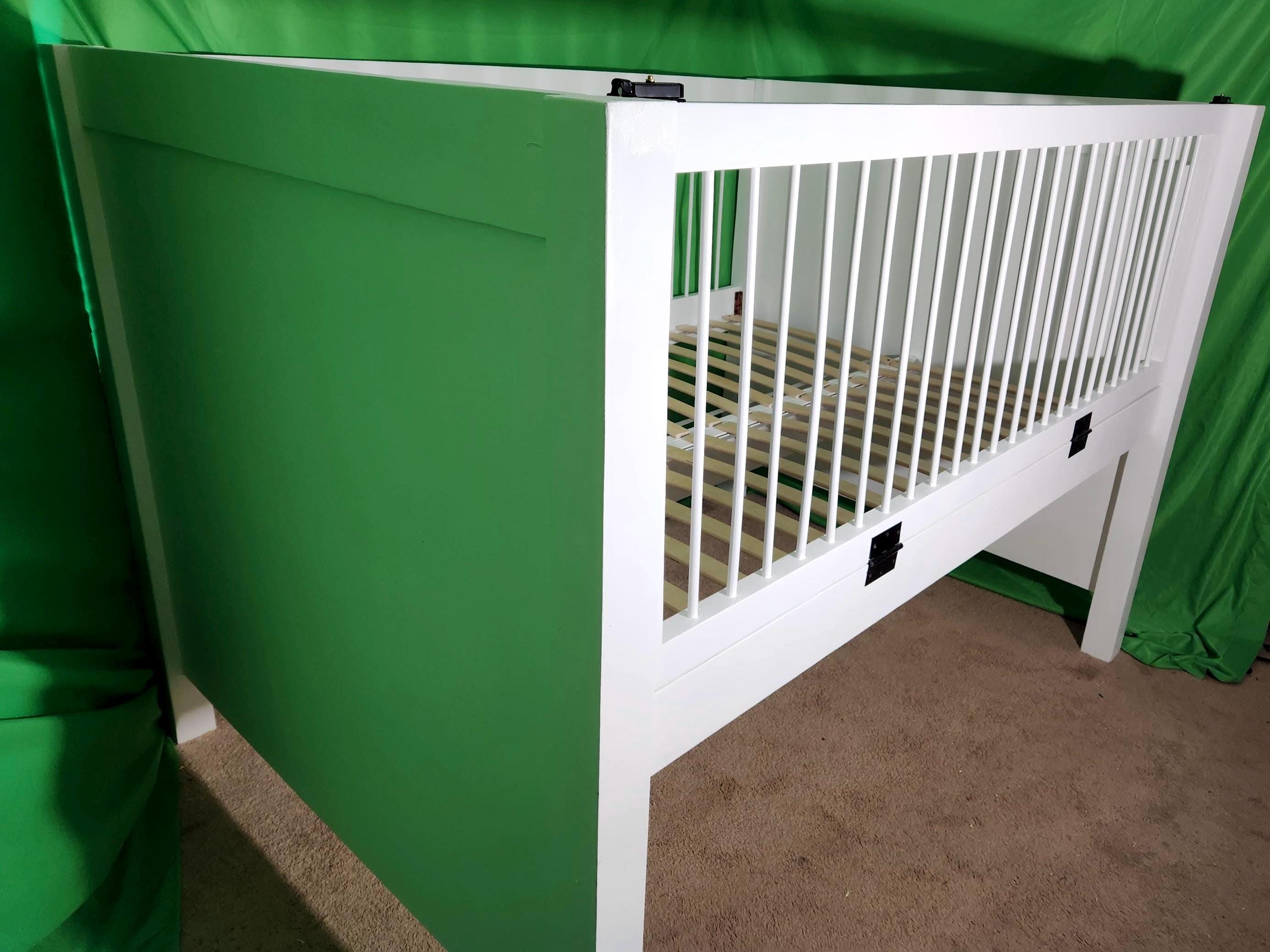 Drop Rail Sliding Rail ABDL Full Size Adult Crib - Etsy