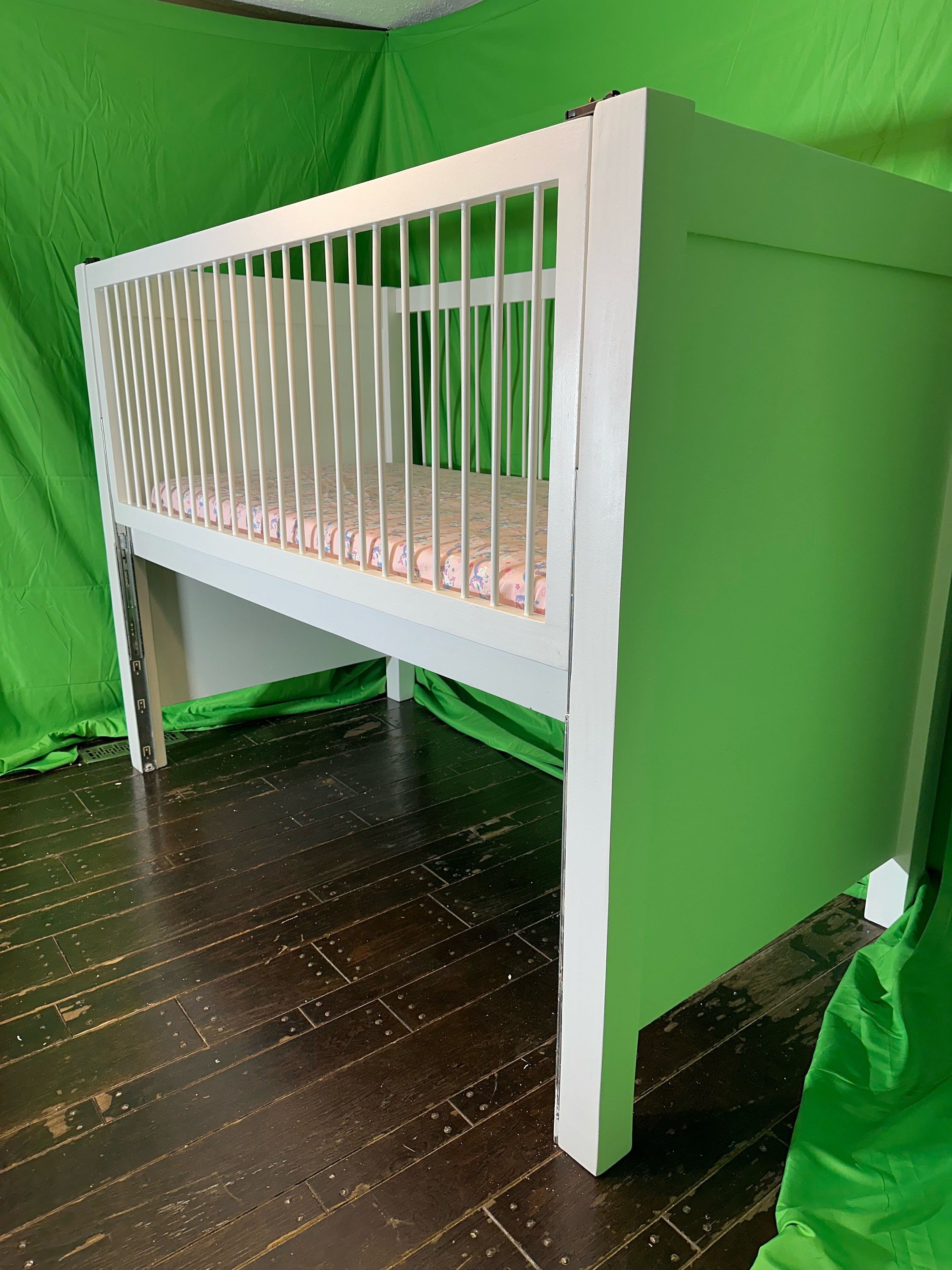 Drop Rail Sliding Rail ABDL Twin Size Adult Crib - Etsy