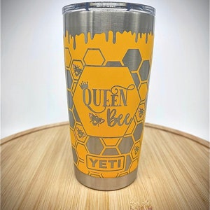 Yeti 20oz Queen Bee Honey Drip - Etsy