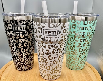 Leopard Yeti Tumbler | Etsy