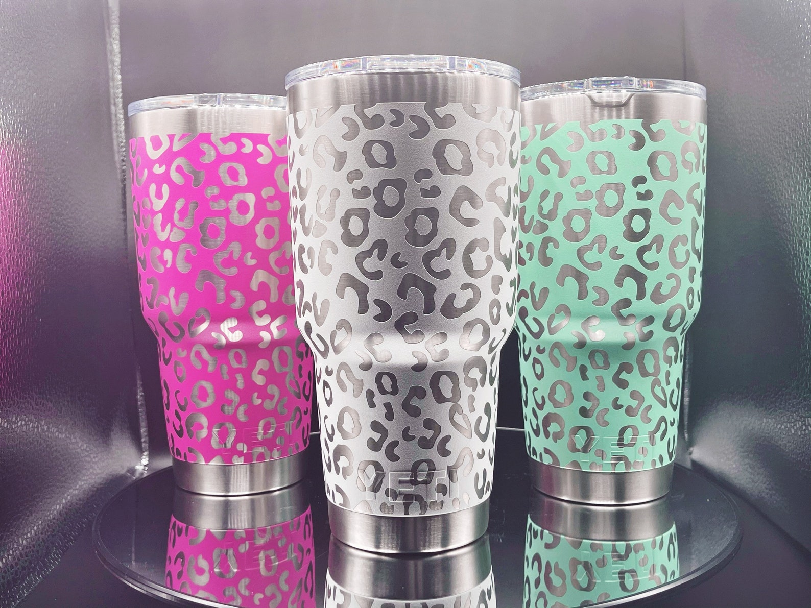 Yeti 30oz Leopard Tumbler - Etsy