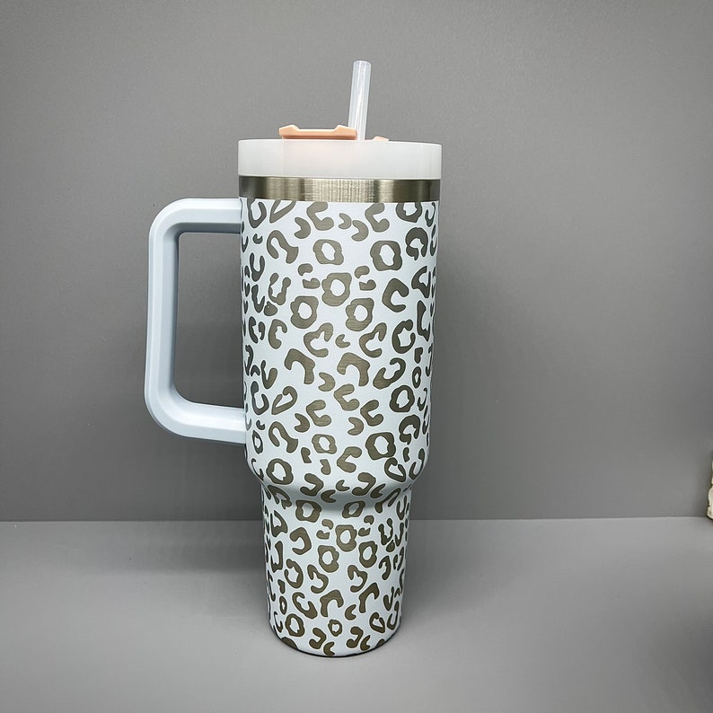 Stanley 40oz Leopard Tumbler Etsy