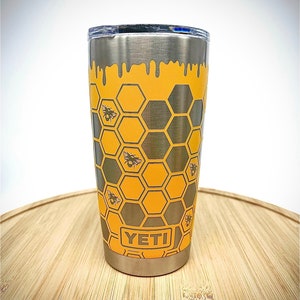 Yeti 20oz Queen Bee Honey Drip - Etsy