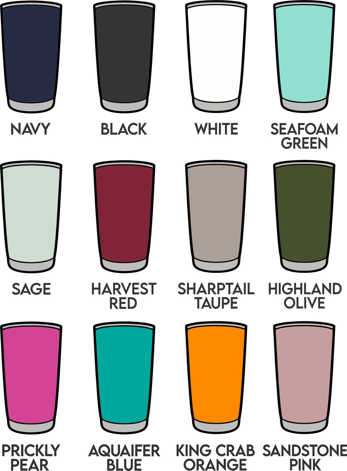 Yeti 20oz Hand Drawn Floral Calligraphy | Etsy