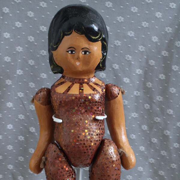 Paper Mache Doll - Etsy