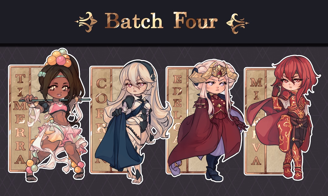 Fire Emblem Princess Stickers Batch 4 - Etsy