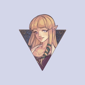 Princess Zelda Stickers - Etsy