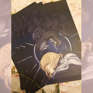 Blue Lion Print Dimitri Fire Emblem - Etsy