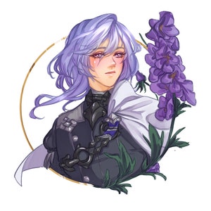 FE3H Fire Emblem Three Houses Lord Foil Vinyl Stickers Claude Dimitri ...