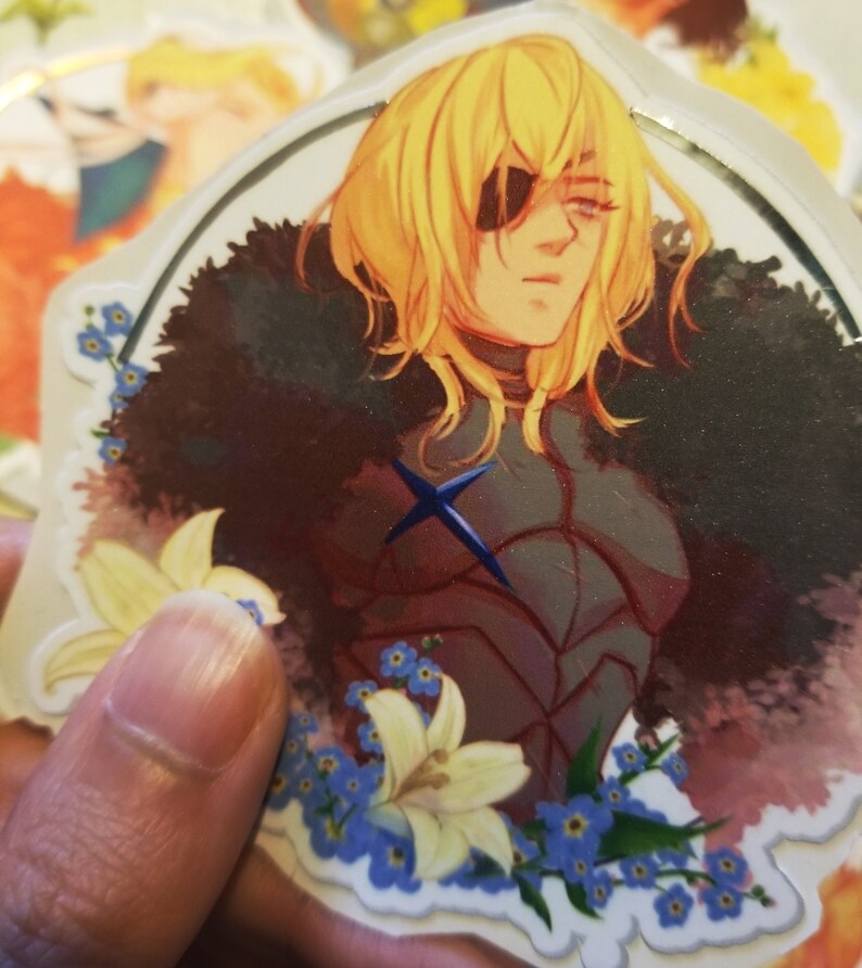 FE3H Fire Emblem Three Houses Lord Foil Vinyl Stickers Claude - Etsy