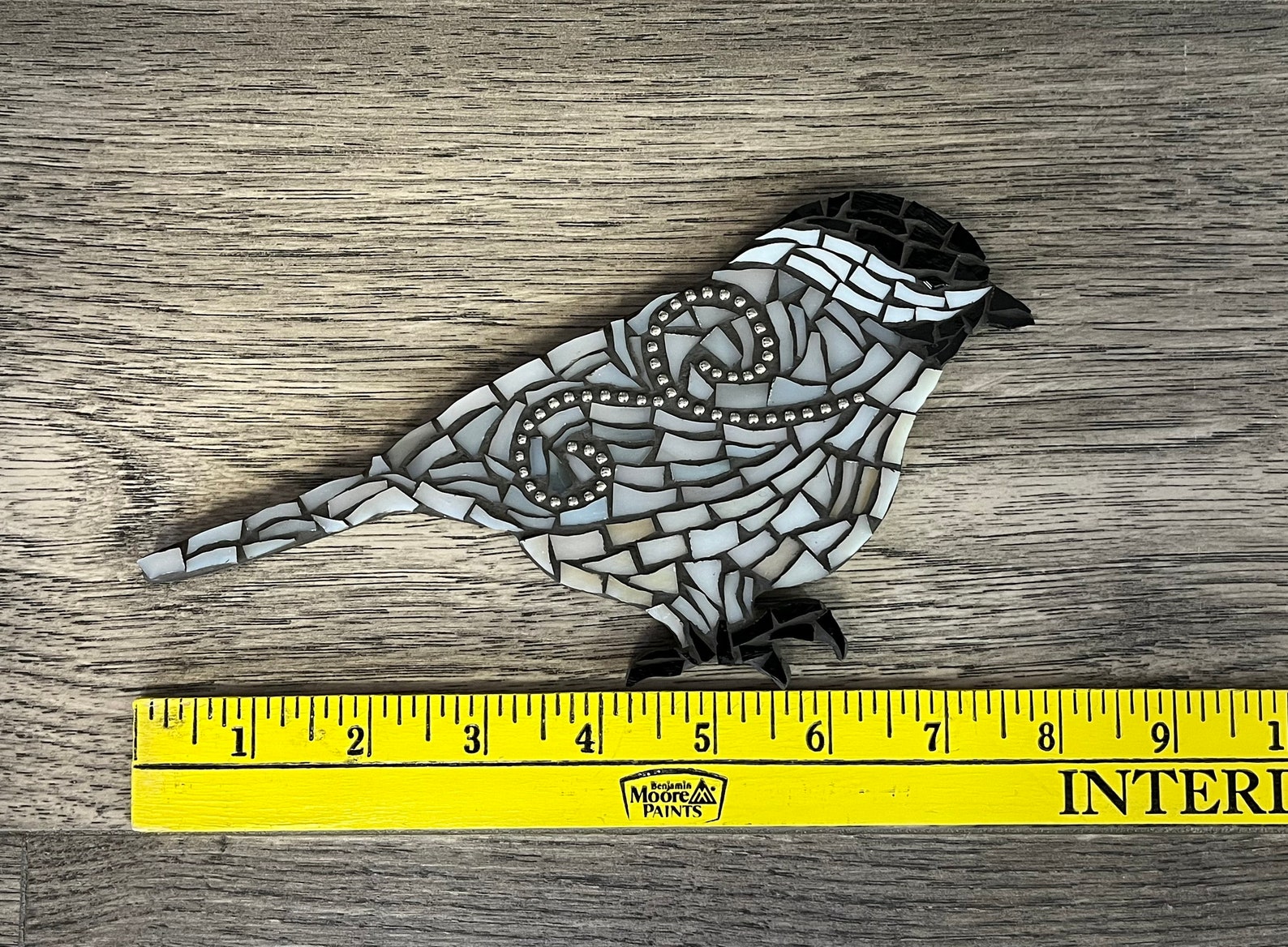 Chickadee DIY Stained Glass Mosaic Kit - Etsy