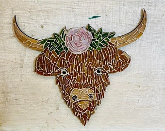 Highland Cow Mosaic - Etsy