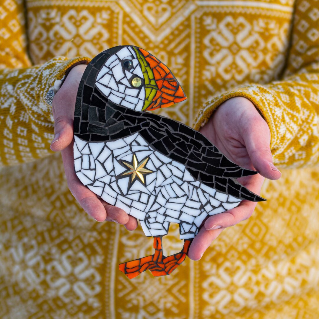 Puffin Mosaic Kit - Etsy