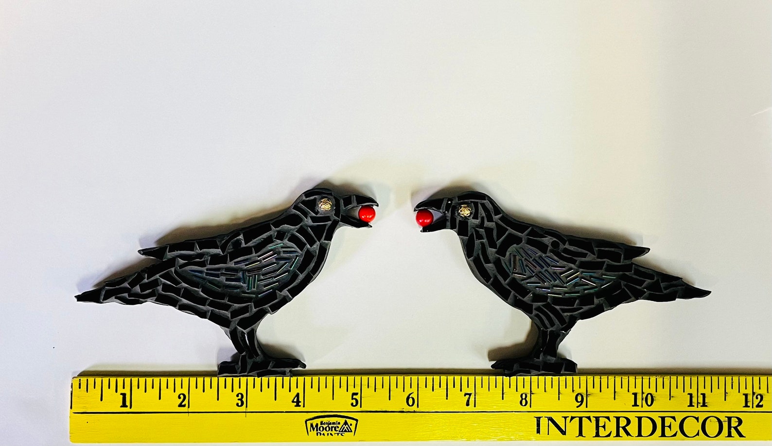 DIY Stained Glass Two Raven Ornaments Mosaic Kit - Etsy