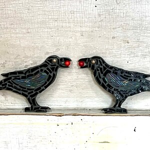 DIY Stained Glass Two Raven Ornaments Mosaic Kit - Etsy