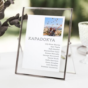 Photo Table Plan Cards | Photo Seating Cards | Photo Guest Name Cards ...
