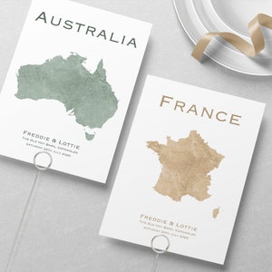 World Map Wedding Welcome | Travel Themed Wedding Sign | Where in the ...