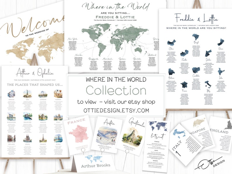 Wedding World Map Table Plan | Where in the World Are You Sitting ...