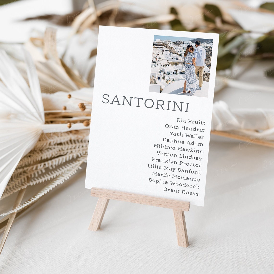 Photo Table Plan Cards | Photo Seating Cards | Photo Guest Name Cards ...