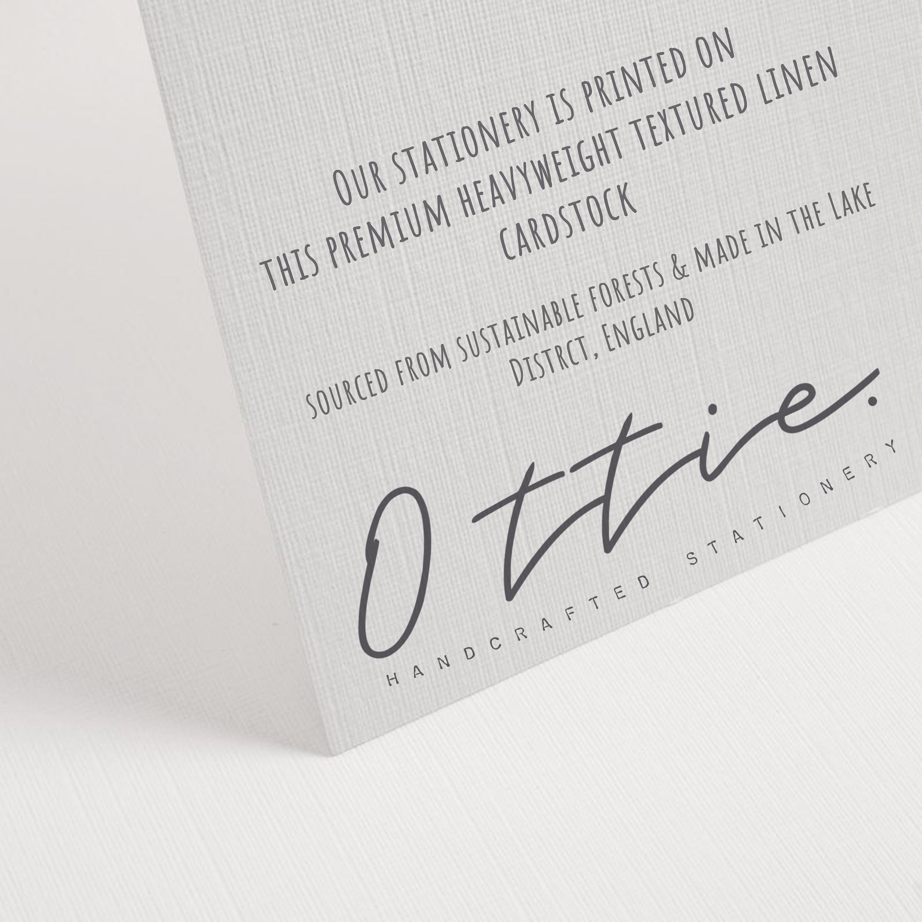 PRINTED Order of Service Program | Celebration of Life | PREMIUM Linen ...