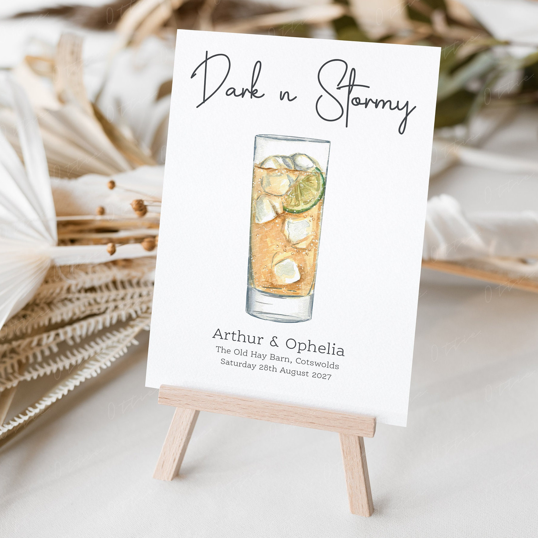 Cocktail Table Names Cocktail Themed Table Cards Wedding - Etsy UK