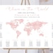 World Map Wedding Table Plan | Where in the World Are You Sitting ...