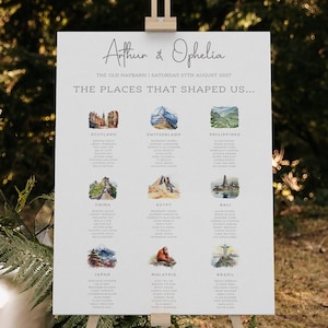 Destination Travel Table Plan Location Icon Seating Plan Travel Seating ...