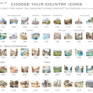 Destination Travel Table Plan | Location Icon Seating Plan | Travel ...