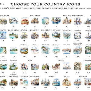 Destination Travel Table Plan | Location Icon Seating Plan | Travel ...